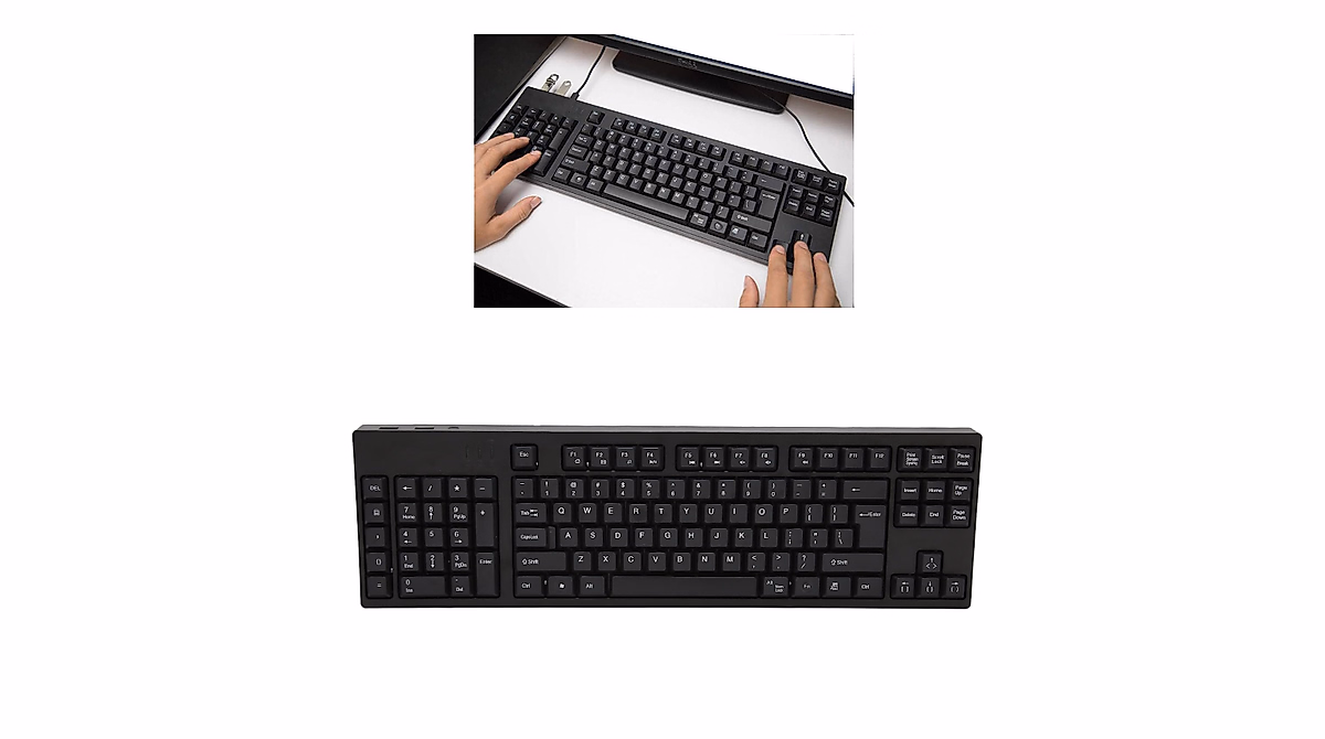 Ergonomic Left Handed Mechanical Keyboard - 109 Keys