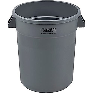 Global Industrial Trash Container, Garbage Can - 20 Gallon