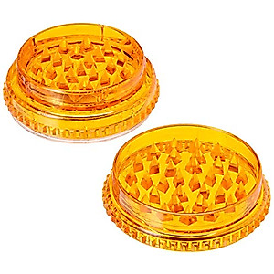 Stortz & Bickle Volcano Plastic Herb Grinder, 2.3, Orange