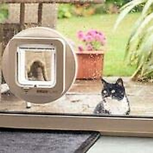 SureFlap Microchip Cat Door Connect, 5.13" L X 5.63" W X 4.75" H, Small, White