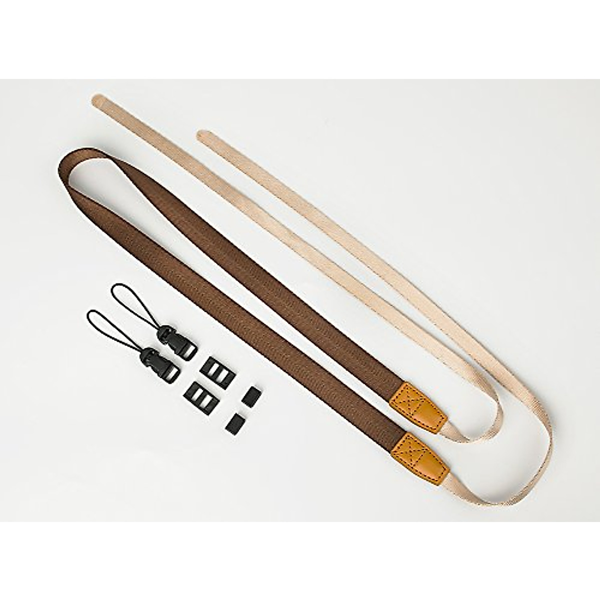 MINI GAGA DOROM Universal Adjustable Slim Shoulder Sling Neck Strap for All Camera DSLR SLR (Coffee Brown)