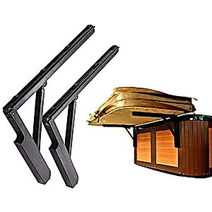 UCEDER Hot Tub Cover Lift and Caddy Removal System Bracket Universal Assist Spa Cover Roller fits Vary Size, Shape and Brand of SPA,Cabinet Free Cover