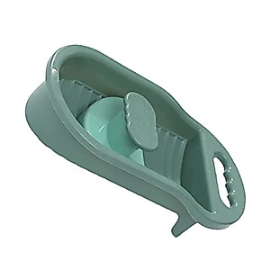 Housoutil Washboard Basin Laundry Washboard Hand Wash Board Sock Underwear Washboard Washing Scrub Board for Hand Washing Clothes and Small Delicate Articles Green