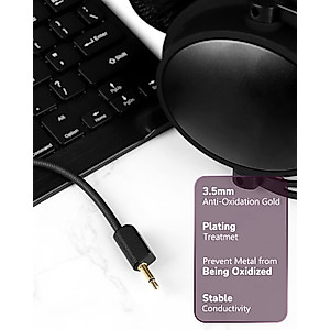 AKKE BlackShark V2 Mic Replacement 3.5mm Jack Detachable Microphone Boom Noise Cancelling Compatible for Razer BlackShark V2,V2 Pro, Gaming Headsets