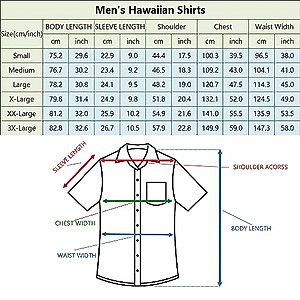 KYKU Mens Retro Bowling Shirts Hawaii Button Up Shirt 1950s Vintage Gifts Tee