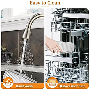 2Pcs Deli Meat Container for Fridge, Stainless Steel Bacon Storage Container for Refrigerator, Airtight Lunch Meat Storage Container with Lid, Cheese Keeper Box, Deli Holder Organizer (2 Black)