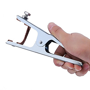 Bolsen 2pcs 300A/500A/800A Earth Ground Cable Clip Clamp Welding Manual Welder Electrode Holder Welding Processing Ground Clamp Professional Tools (300A)