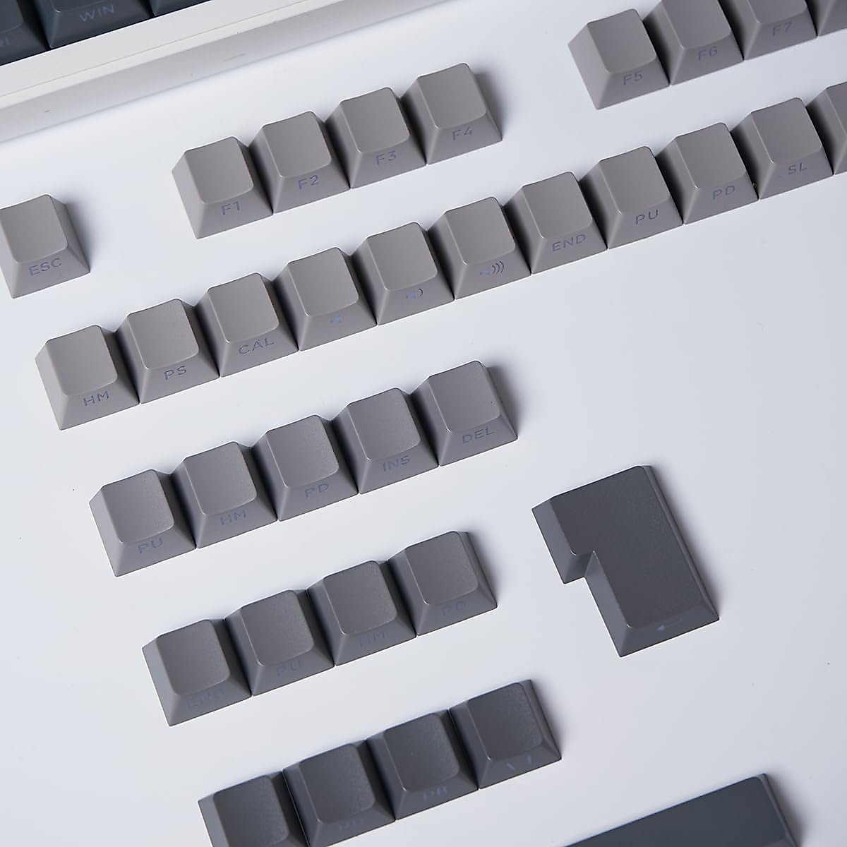mintcaps Shine Through Keycaps -133keys PBT Doubleshot keycaps Gradient Side Print Cherry Profile Keycap Set for 60% 65% 75% 100% Cherry Gateron MX Switches Mechanical Keyboard
