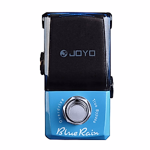 JOYO Overdrive Mini Pedal for Electric Guitar Pedal Effect - True Bypass Ironman Series (Blue Rain JF-311)