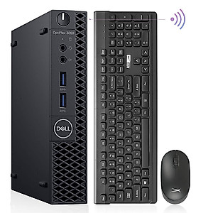 Dell Mini PC Windows 11 Micro Computer OptiPlex 3060 Desktop,i7-8700T 32GB Ram 1TB M.2 NVMe M.2 SSD,AX210 Built-WiFi 6E,HDMI Dual Monitor Support,Wireless Keyboard Mouse (Renewed)