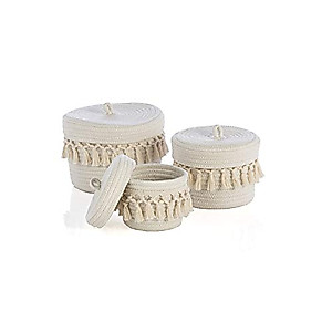 Shiraleah Assorted Set of 3 Round Dharma Organizer Baskets