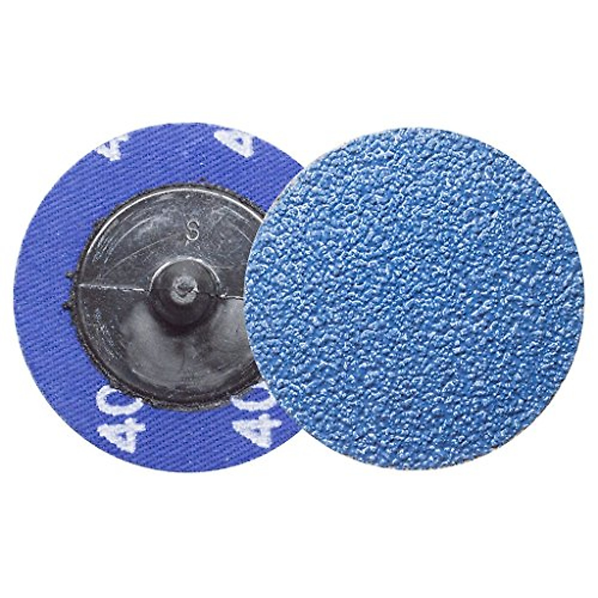 Benchmark Abrasives 2" Quick Change Zirconia Sanding Discs with a Male R-Type Backing Surface Finish Grind Polish Burr Rust Paint Removal Use with Die Grinder (25 Pack) - 80 Grit