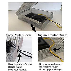 WiFi Router Cover Guard - Shields You from the EMF from your router while you can still use your router