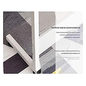 Office Business Hotel Lobby Dining Table Set, Bed Tray Table for Eating and Laptops Lazy Bedside Table Home Office Desks, Solid-Top Height Adjustable Wooden Mobile Laptop Desk Cart with Pulley Does No