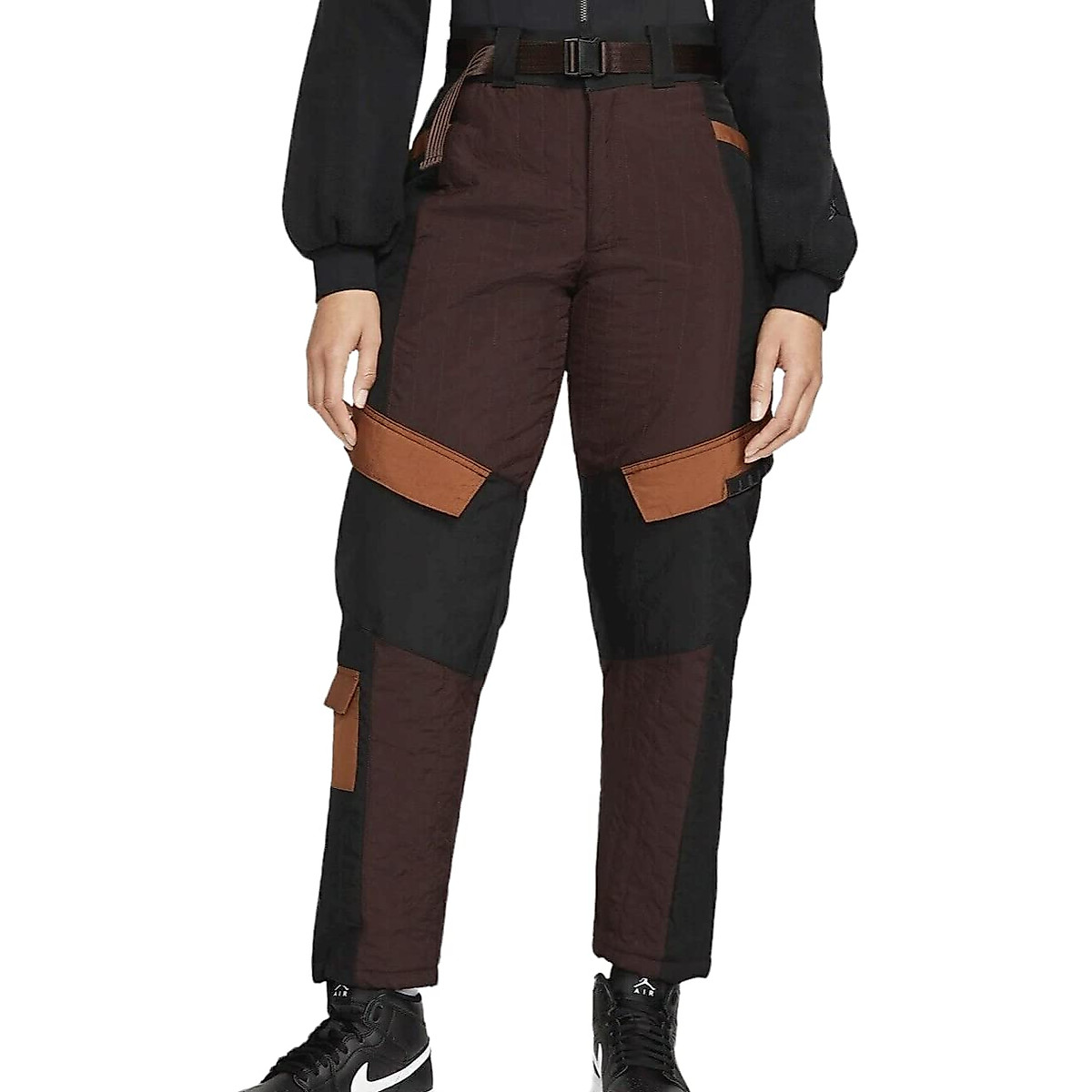Nike Air Jordan Cosy Nylon Utility Pants Brown Size Small