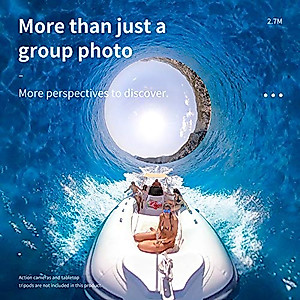 REYGEAK Ultra Long Selfie Stick Pole 2.7M/106 Inch Carbon Fiber Lightweight Waterproof Extendable Handheld Monopod for GoPro Max Hero 11 10 9 8 7 6 5 Insta360 X2 X3 DJI Action 2 3 AKASO 360 Camera