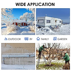 Scilulu 30FT 15FT Heated Water Hose for RV,Rv Water Hose,-45 ℉ Antifreeze Heated Drinking Garden Water Hose,Rv Accessories 30FT-1