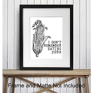 Bathroom Wall Art Decor - Restroom Sign, Guest Bath Decoration - Powder Room or Rest Room Print - Funny 8x10 Poster - Unique UNFRAMED Gift