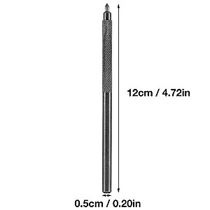 Walfront 5Pcs Pocket Alloy Scriber Scribe Pen with Carbide Tip for Ceramic/Metal/Glass Plate