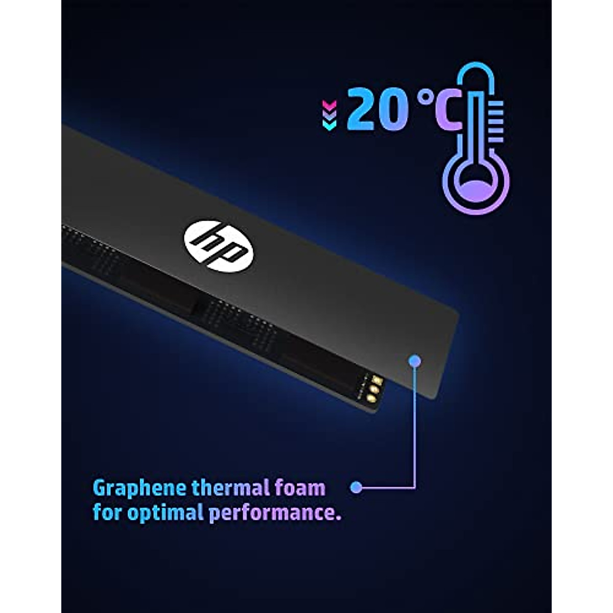 HP FX900 1TB NVMe Gen4 Gaming PC SSD - PCIe 4.0, 16 Gb/s, M.2 2280, 3D TLC NAND Internal Solid State Hard Drive Up to 5000 MB/s - 57S53AA#ABB