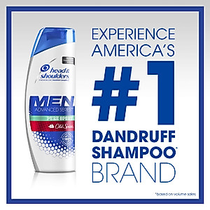 Head & Shoulders Shampoo For Men, Men Advanced Series, Old Spice Pure Sport Anti-Dandruff Shampoo, 12.8 fl oz, Pack of 6