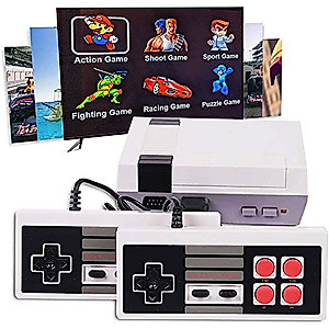 Classic Game Consoles,Retro Game Console with 620 Built in Games with 2 NES Classic Controllers, Connected to The TV Mini NES Classic Edition,The Best Gift for Kids and Adults