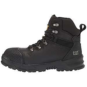 Caterpillar Men's Accomplice Steel Toe Waterproof Construction Boot, Black, 10.5