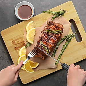 NOIENSI Dad Cutting Board Gifts - Recepie for a Special Dad - Gifts for Dad on Birthday - Dad Christmas Gifts - Engraved Gifts for Dads from Daughter or Son (Best Dad Ever)