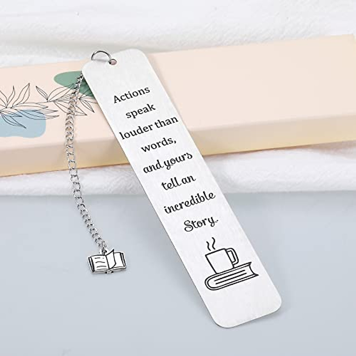 Teacher Appreciation Gifts for Women Men Thank You Gifts for Teacher Coworker Retirement Graduation Gifts for Student Inspirational Bookmark for Kids Teens Girl Boy Reading Gifts for Book Lovers
