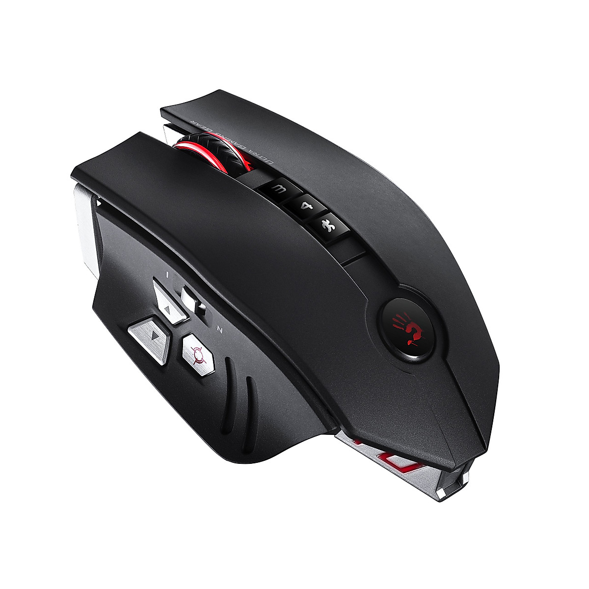 ZL50 Sniper Edition Laser Wired Gaming Mouse - 11 Programmable Buttons - Light Strike Optical Switches and Wheel - X'Glide Mouse Feet - Adjustable 8200 CPI/DPI - Wired USB Black