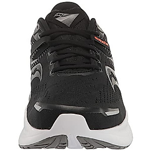 Saucony Men's Guide 16 Sneaker, Black/White, 11