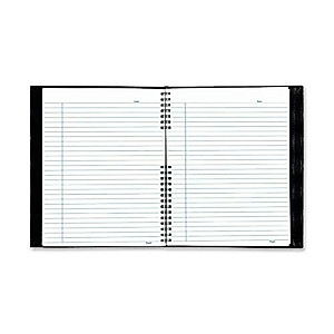 Blueline NotePro Notebook, Black, 11 x 8.5 inches, 200 Pages (A10200.BLK), 150
