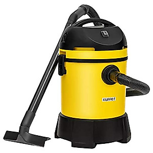 KUPPET Wet/Dry Vacuum Cleaner, Vac Pond/Home Dual Use, Portable Shop Vacuum with Attachments, Powerful 16Kpa Suction, Strong Big Tank in 30L, 1400W(Yellow)…