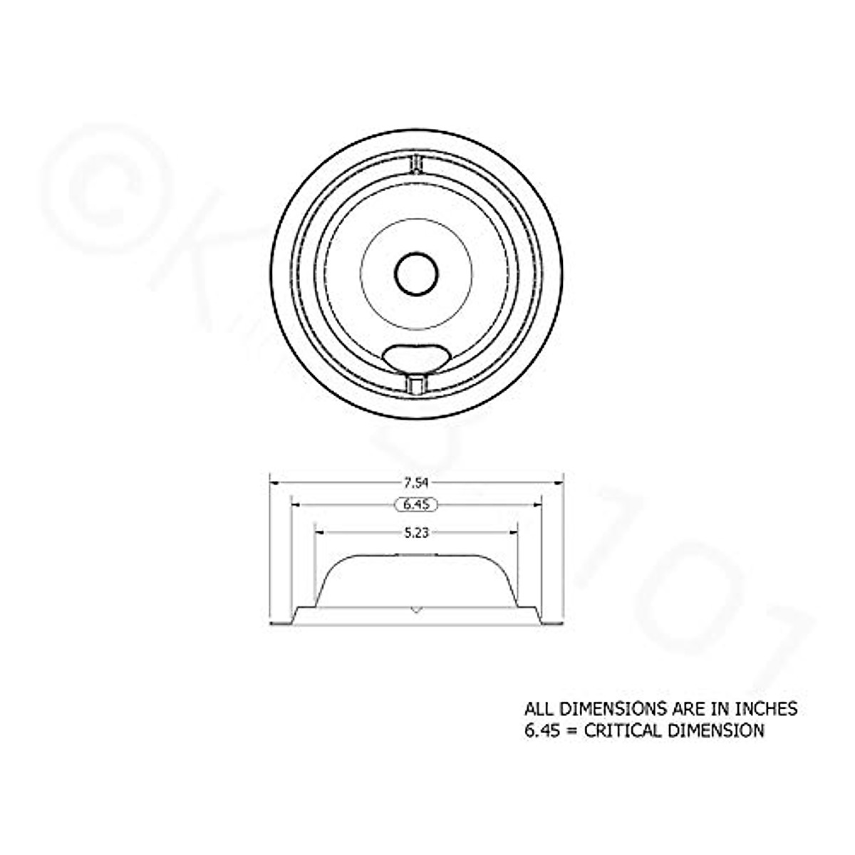 KITCHEN BASICS 101 Made in the USA WB31T10010 and WB31T10011 Replacement Chrome Drip Pans for GE/Hotpoint Electric Range with Locking Slot - Includes 2 6-Inch and 2 8-Inch Pans, 4 Pack