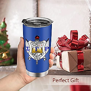 twevosrd Stainless Steel Tumbler 20 Oz Insulated Mug with Lid Suit for Hot/Iced Coffee Tea Wine,Paraphernalia Gift Cup for Women & Girls