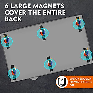 Griddle Protective Mat for Blackstone - 28" Magnetic Silicone Grill Cover, Food Grade Silicone Mat - All Season Cooking Surface Protective Cover (28" Grey)