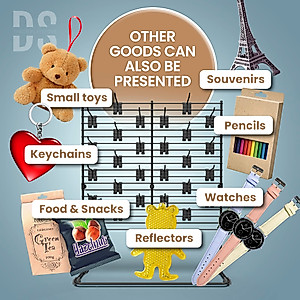 Jewelry Display Stand With 26 Hooks by DS - For Retail Sales of Earrings, Bracelets, Keychains