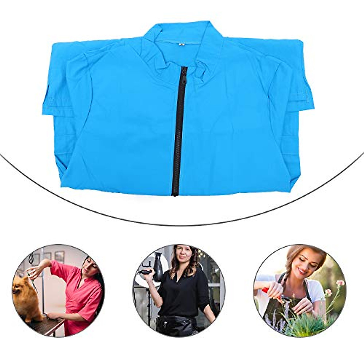 ULTECHNOVO Waterproof Pet Cosmetologist Clothes Pet Salon Apron Special Work Clothes Pet Grooming Supply