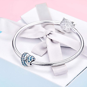 Birthstone Charm for Pandora Charms Bracelet Sterling Silver Bead Birthday Charms 03