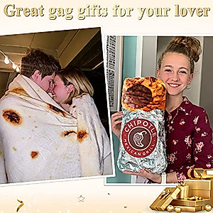 Jorbest Cookies Blanket 2.0 Double Sided 80 inches for Adult and Kids, 285 GSM Funny Soft Flannel Throw Blanket, Novelty Giant Food Blanket for Everyone