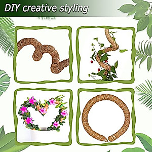 2 Pack 28 Inch Moss Pole, Bendable Moss Pole for Plants Monstera, Moss Poles for Climbing Plants Indoor, Handmade Coco Coir Plant Pole Sticks Support Stakes for Potted Plants