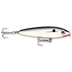 Rapala Saltwater Skitter Walk 11 Fishing lure, 4.375-Inch, Chrome