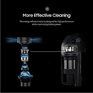 SAMSUNG Jet 60 Flex Cordless Stick Vacuum Cleaner, Lightweight, Portable w/ Removable Battery, Powerful Household Cleaning for Hardwood Floors, Tile, Carpets, Area Rugs, VS15A6031R7, Rose Gold