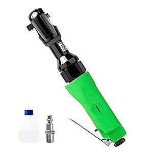 Dotool 3/8" Air Ratchet Wrench 50 ft-lbs Max Torque Output Professional Pneumatic Aluminum 160 RPM Comfort Grip, Lightweight, Compact, Forward/Reverse Control