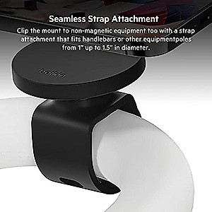Belkin Fitness Mount - MagSafe Compatible Magnetic Mount For Gym Equipment & Handlebar Strap for Indoor Cycling, Treadmill, Peloton & More - For iPhone 14, iPhone 13, iPhone 12 (Pro / Pro Max / Mini)