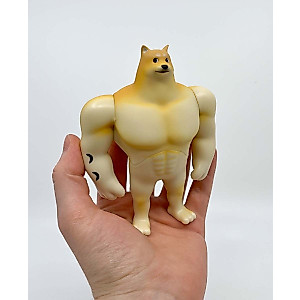 You Tooz Swole Doge 5' Tan Vinyl Figurine - Meme Collection