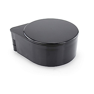 New Star Foodservice 48360 Plastic 3-Tier Bar Glass Rimmer, Black