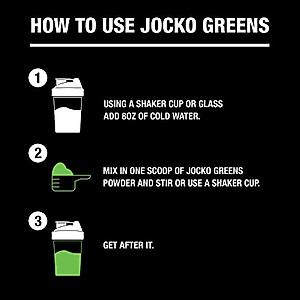 Origin Jocko Greens Powder - Greens & Superfood Powder for Healthy Green Juice - Keto Friendly with Spirulina, Chlorella, Digestive Enzymes, & Probiotics - 30 Servings (Pineapple/Coconut Flavor)