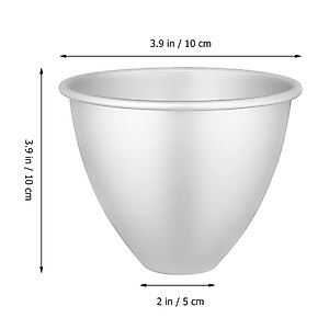 DOITOOL 2pcs Aluminium Alloy Doll Cake Pan Mold Princess Doll Cake Mold Baking Non Stick Dessert Mold Shaper Pastry Food Mold Baking Tools for Home Party 4inch