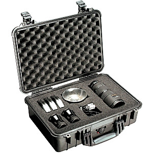 Pelican 1500 Camera Case With Foam (Desert Tan)